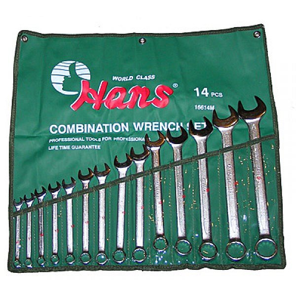 Jgo de Llaves Mixtas 14 Pcs -HANS- | Herramientas Cevallos